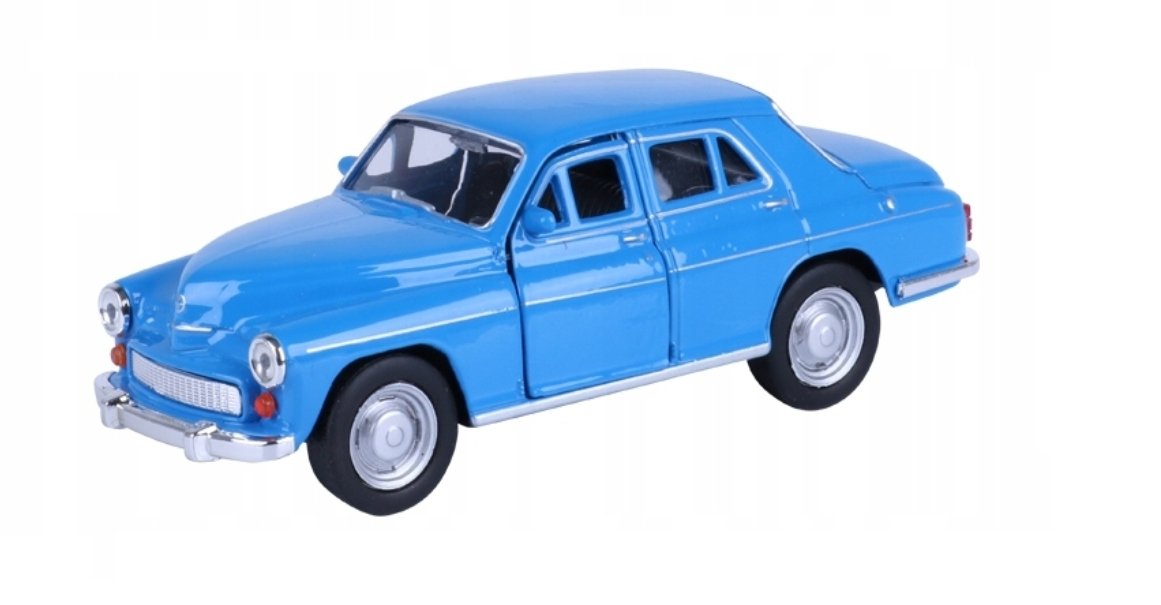 Model samochodu 1:34, PRL Warszawa 224 niebieski SAMOCHODZIK - Inna ...