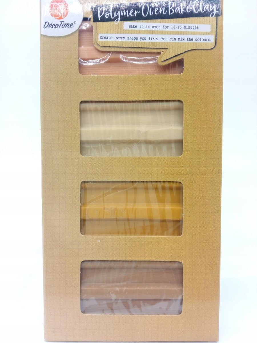 Modelina Termoutrwardzalna 4 Kolory Beżowy Brąz - Inna marka | Sklep ...