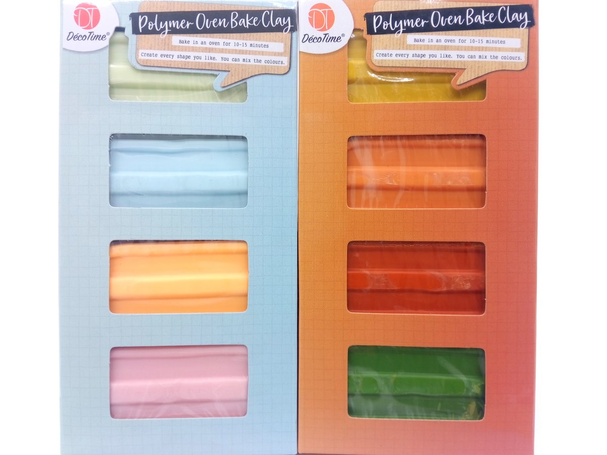 Modelina Termoutrwardzalna 8 Kolorów Zestaw 2 Opak - Inna marka | Sklep ...