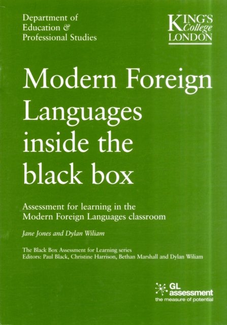 Modern Foreign Languages Inside the Black Box - Jones Jane | Książka w ...