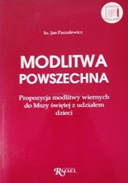 Modlitwa powszechna - Paszulewicz Jan | Książka w Empik