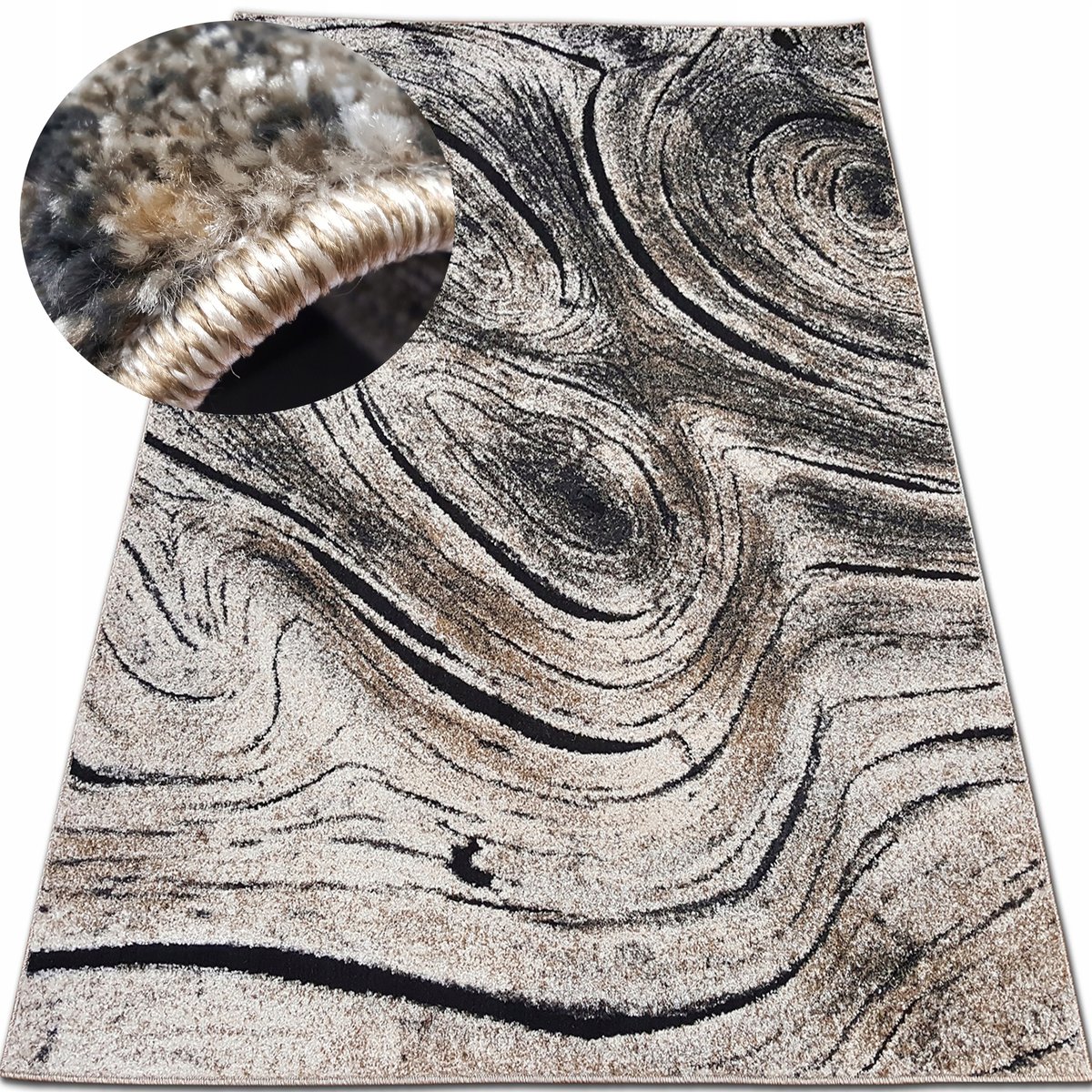 Modny Dywan Sęki Fryz LOFT Nowoczesny 300x400 3x4 4x3 CM WZÓR DESKA ...
