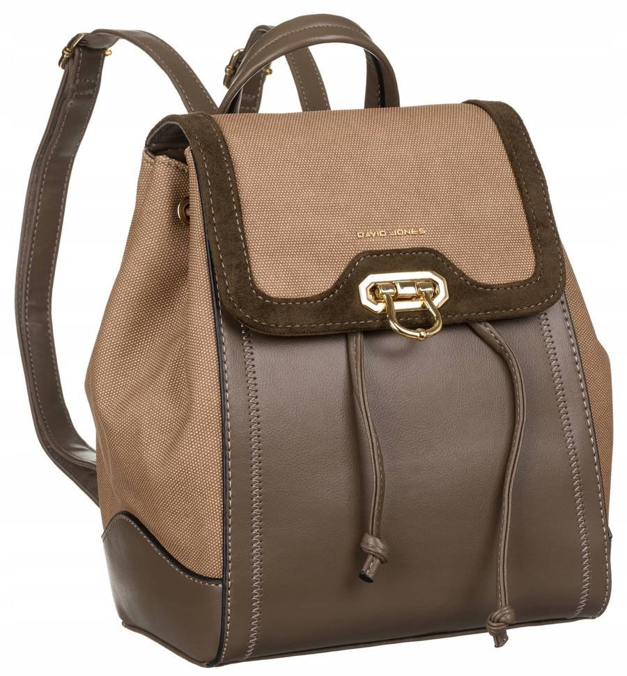 Modny, Miejski Plecak Ze Skóry Ekologicznej — David Jones - DAVID JONES ...