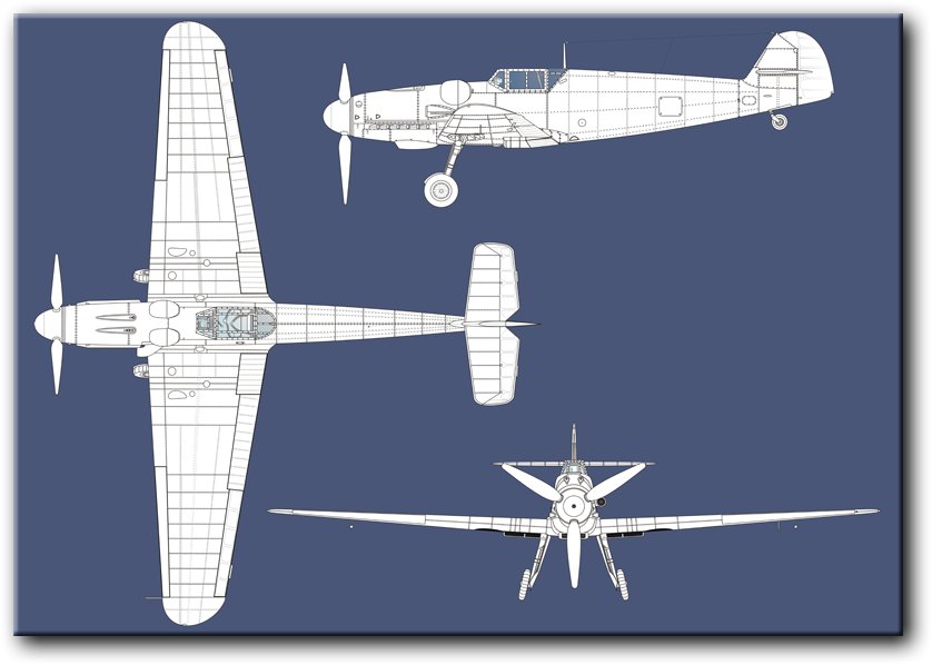 modny obraz vintage samolot , blueprint - PR02171 - PRINTORAMA | Sklep ...