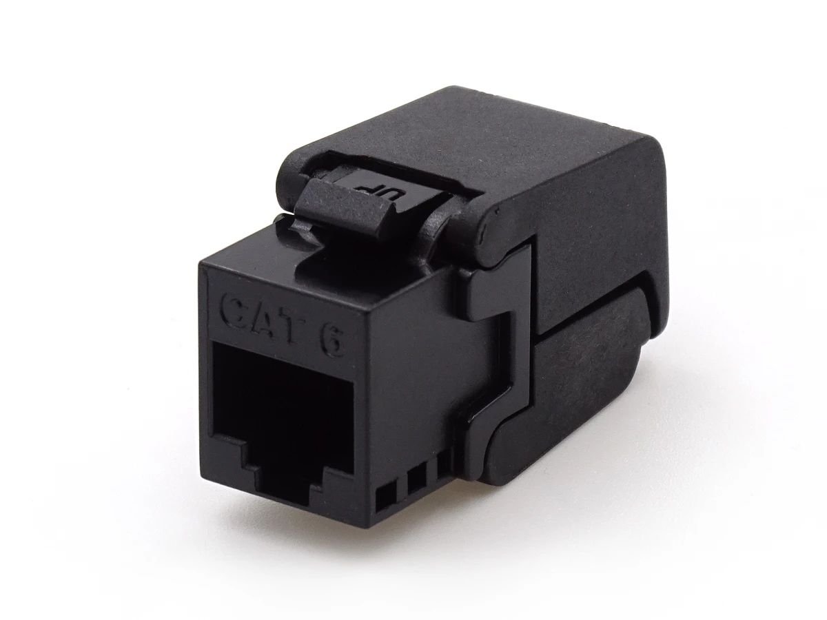 Moduł keystone RJ45 (8P8C) UTP - KAT. 6, beznarzędziowy, Solarix SXKJ-6 ...