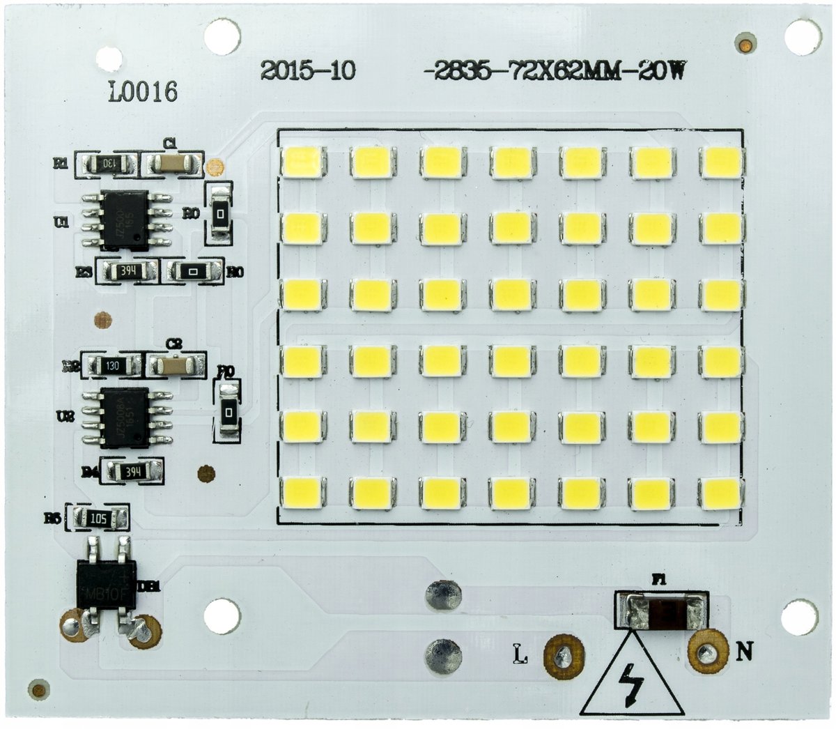 MODUŁ LED 20W 1900lm BIAŁY 72x62mm dioda pod 230V - Inna marka | Sklep ...