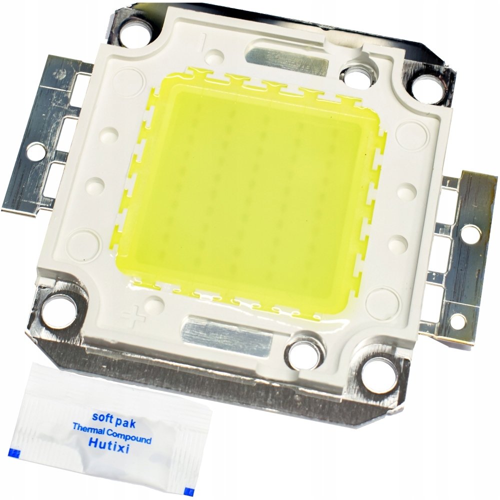 MODUŁ LED COB 50W BIAŁY 2 barwy + PASTA |PREMIUM| - leaderLED | Sklep ...