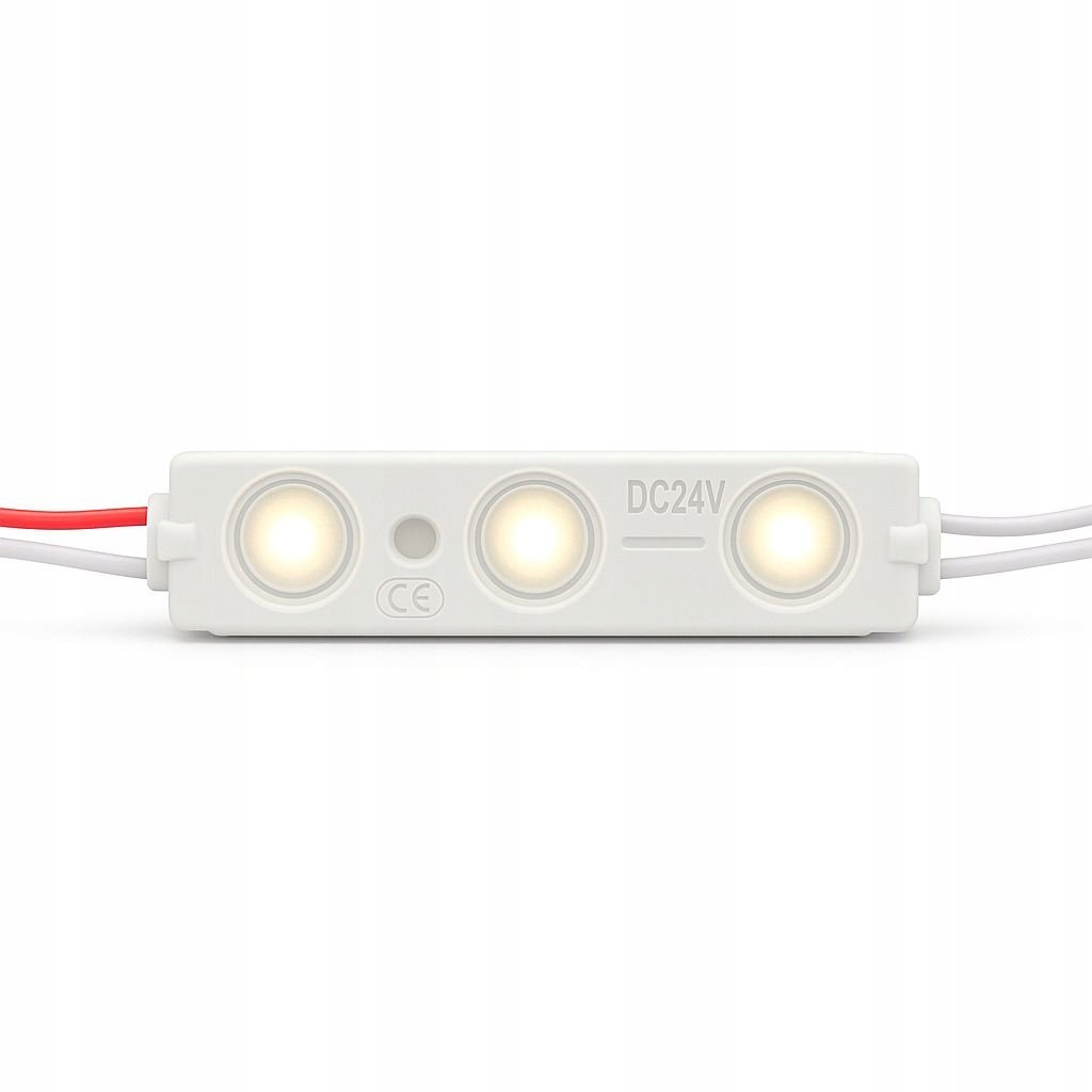 Moduł LED SMD 12V Punktowy IP65 Wodoodporny Ciepły 1,5W Energooszczędny ...