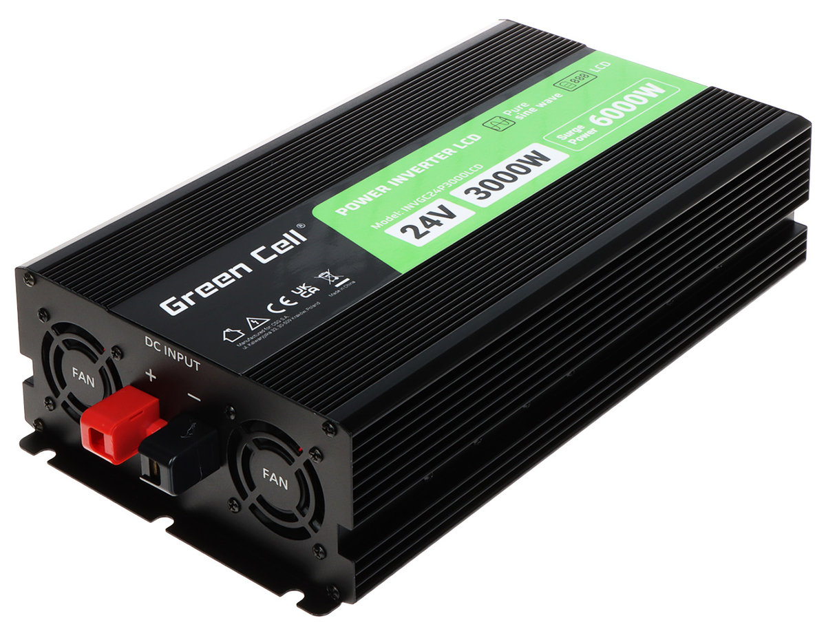 MODUŁ PRZETWORNICY INV/24P3000/LCD-GC Green Cell - Greencell ...