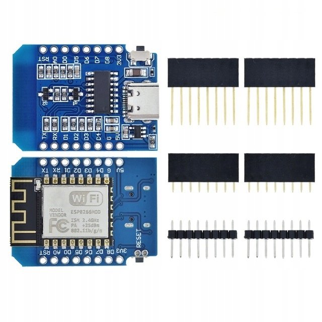 Moduł WiFi Wemos D1 mini ESP8266 USB-C - Jomardyan | Sklep EMPIK.COM