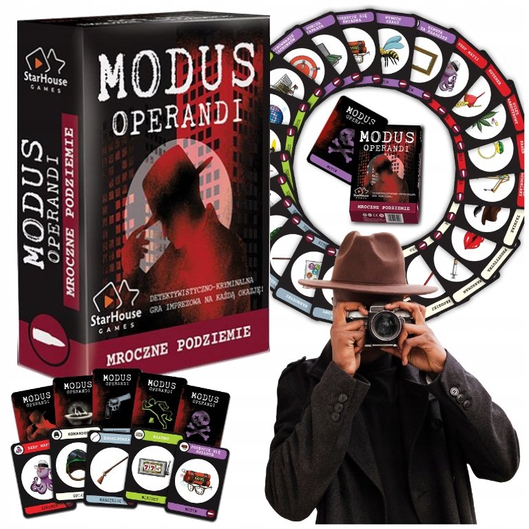 Modus Operandi: Mroczne podziemie gra karciana StarHouse Games - StarHouse Games | Sklep EMPIK.COM