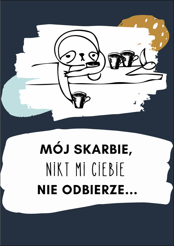 mój skarbie - plakat 50x70 cm - Galeria Plakatu | Sklep EMPIK.COM