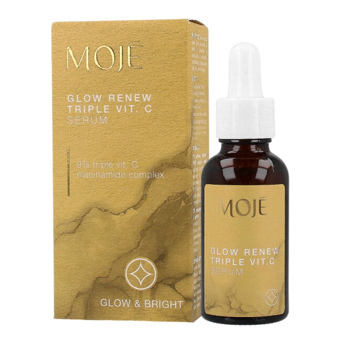 MOJÉ Glow & Bright Glow Renew Triple Vit. C Serum 30 ml - rozjaśniające ...
