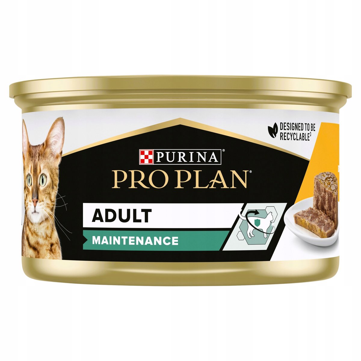 Mokra karma dla kota Adult Maintenance Wilgotny pasztet z kurczakiem 85g - Purina Pro Plan ...