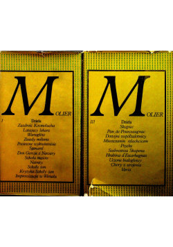 Molier Dzieła tom 1 i 3 - Moliere Jean-Baptiste | Książka w Empik