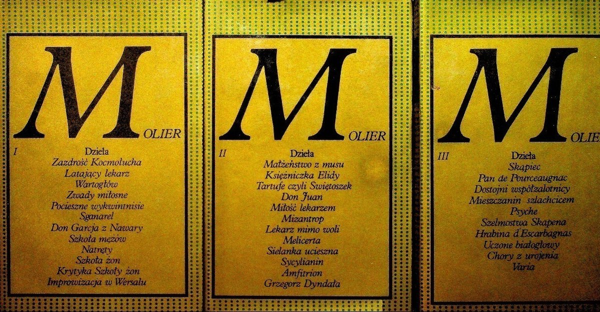 Molier Dzieła Tom I do III - Molier | Książka w Empik