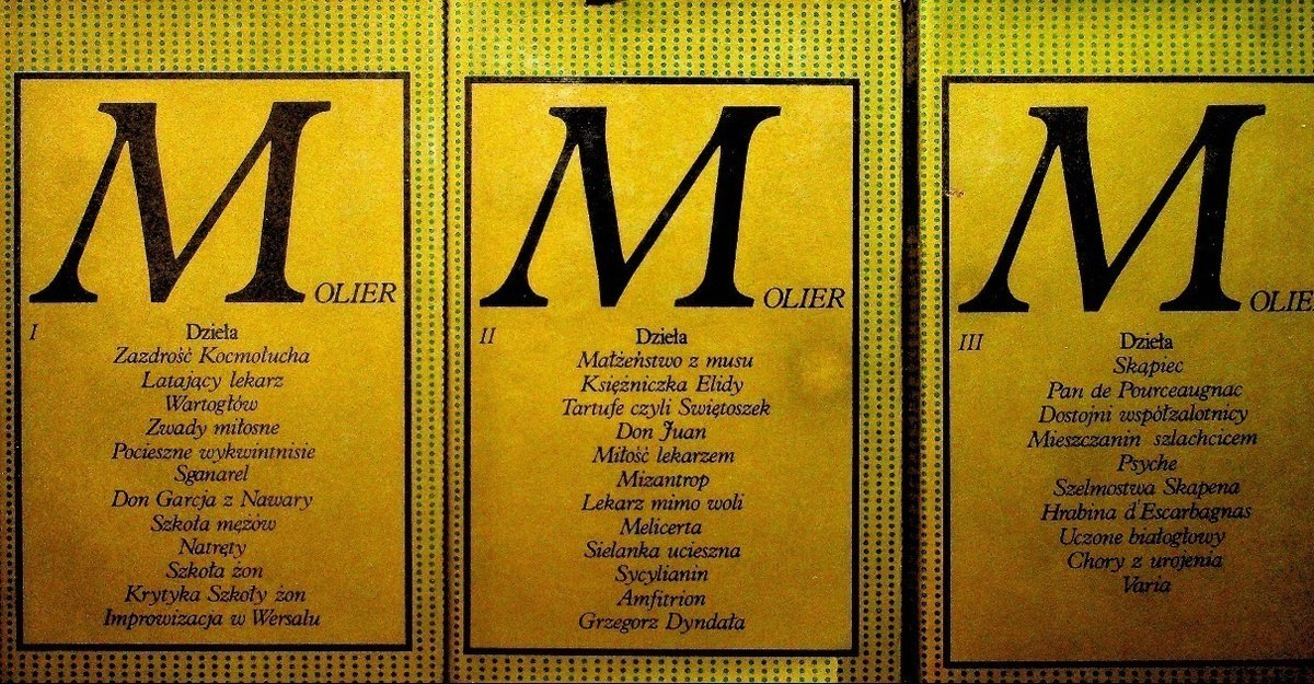 Molier Dzieła Tom I do III - Molier | Książka w Empik
