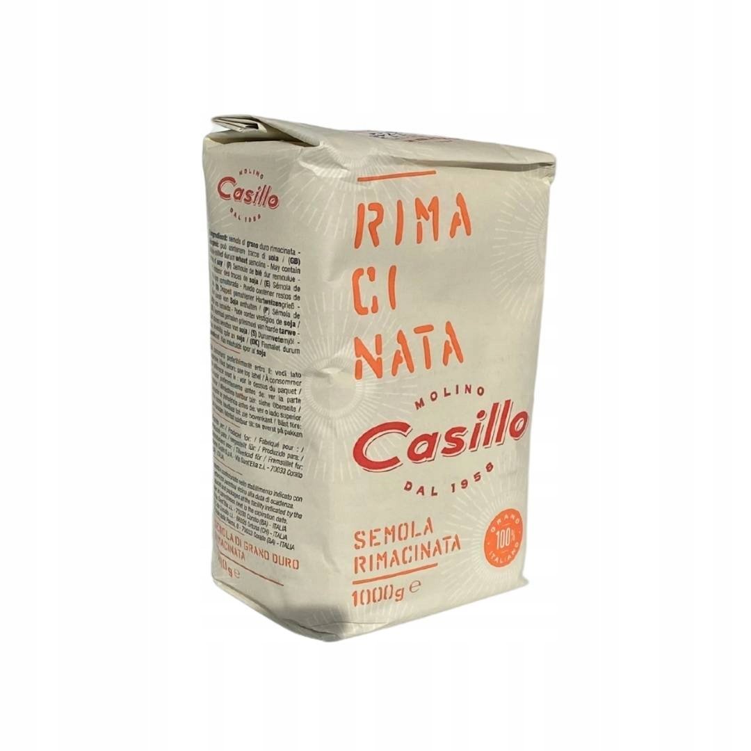 Molino Casillo Semola Rimacinata semolina drobna włoska 1 kg mąka ...
