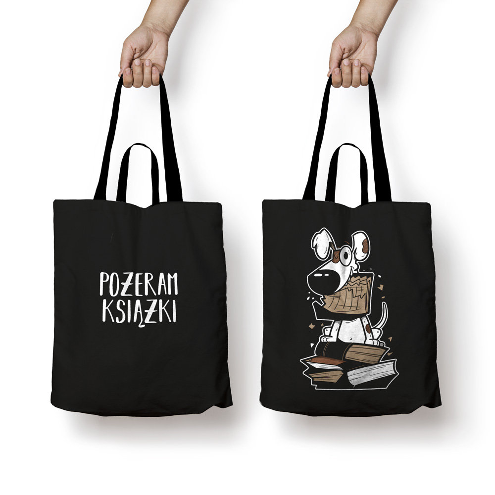 Molom.pl, Torba bawełniana Pożeram książki - Molom.pl | Sklep EMPIK.COM