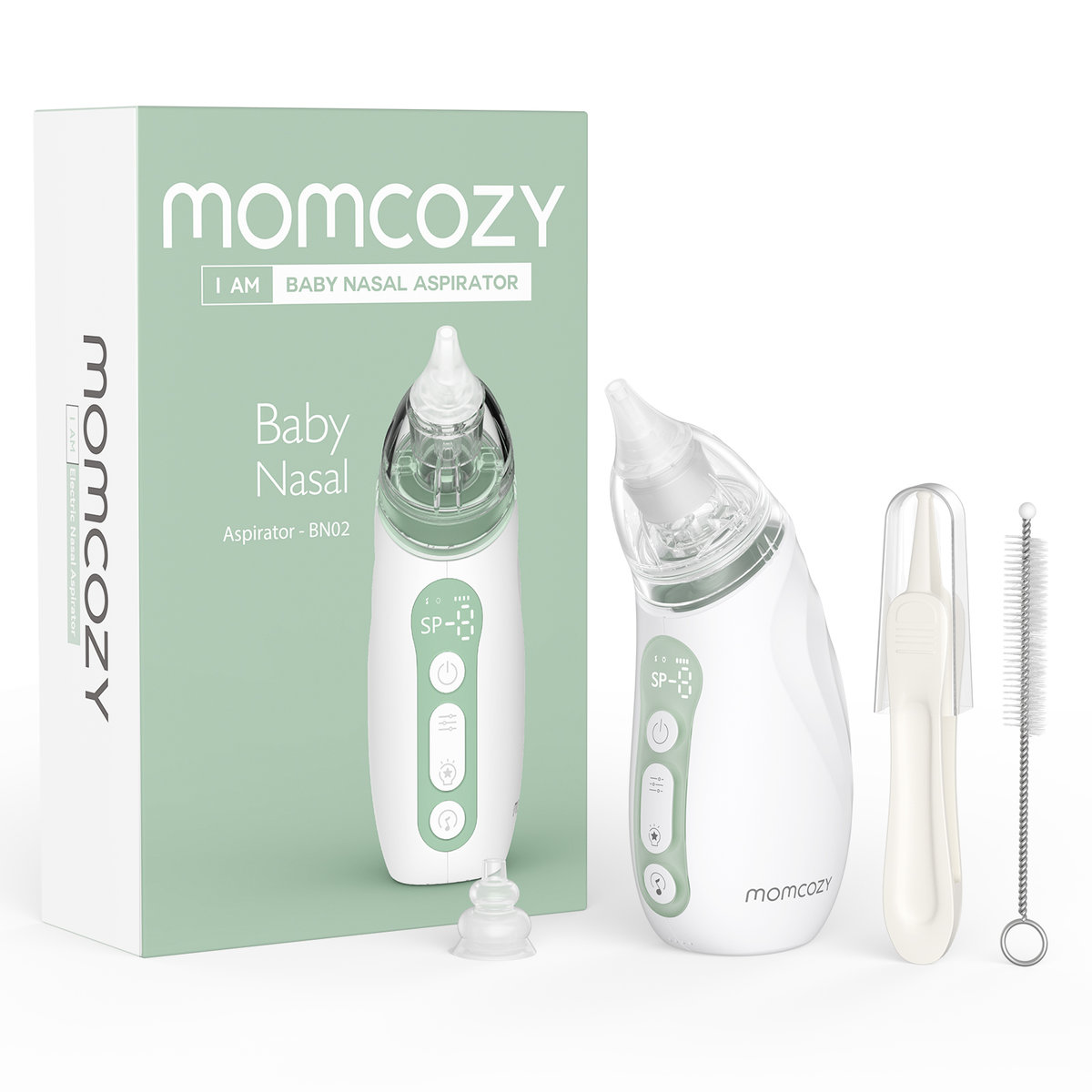 Momcozy BN02 Zielony Aspirator do nosa dla dzieci - Momcozy | Sklep ...
