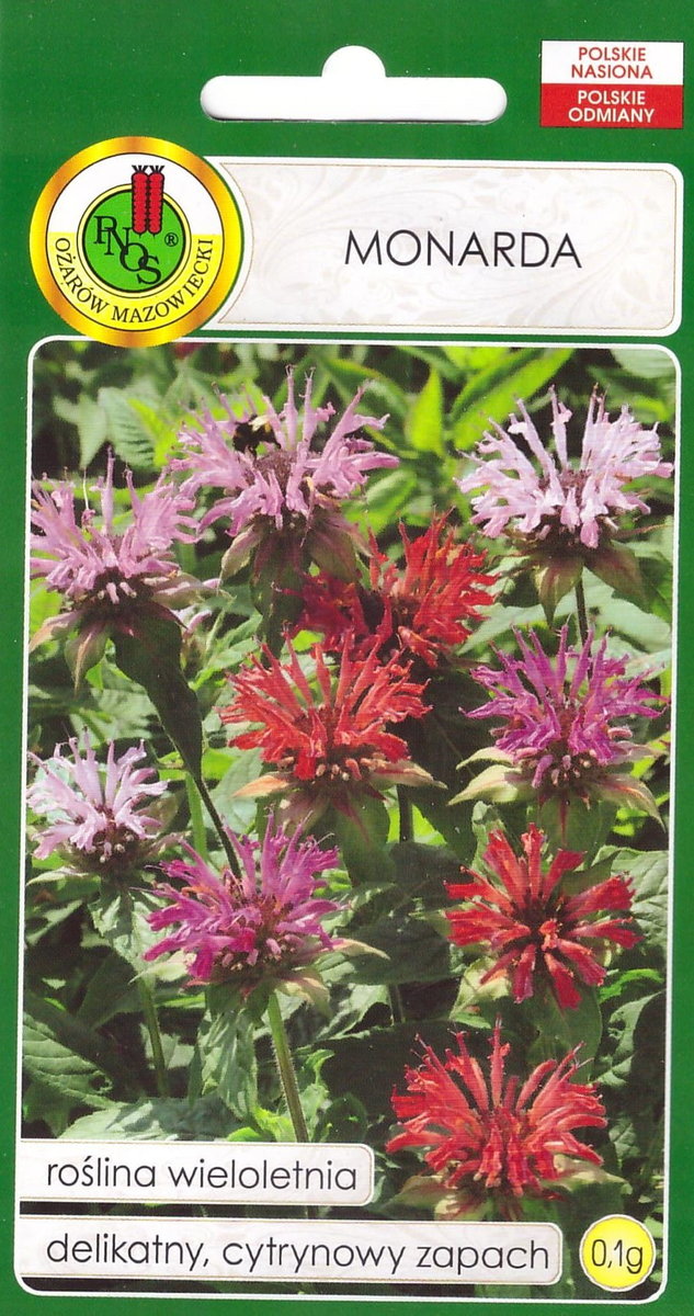 Monarda, pysznogłówka dwoista nasiona 0,1g PNOS - Inna marka | Sklep ...
