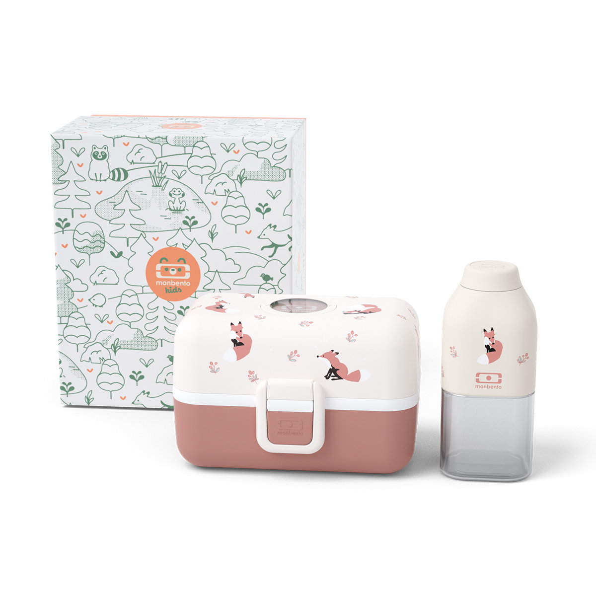 Monbento Gift Box dla dzieci - MB Trésor + MB Positive S - Fox ...