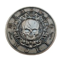 Moneta Kolekcjonerska Memento Mori Carpe Diem Kolor Antyczny Brąz ...