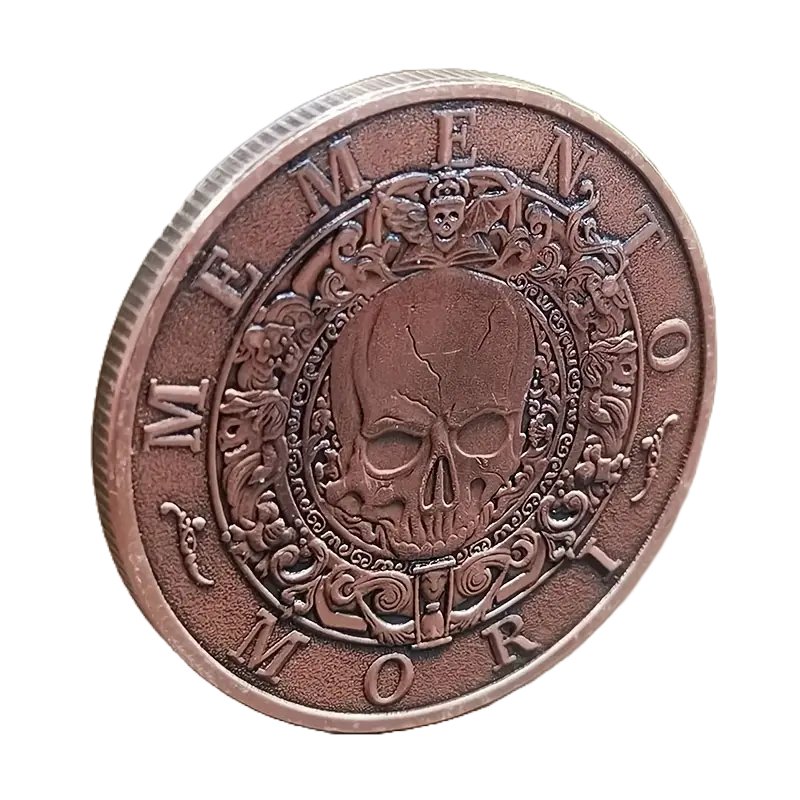 Moneta Kolekcjonerska Memento Mori Carpe Diem Kolor Brązu - Inny ...