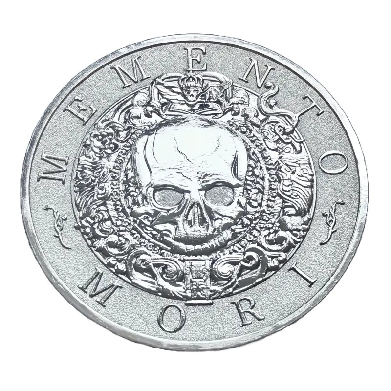 Moneta Kolekcjonerska Memento Mori Carpe Diem Kolor Srebra - Inny ...