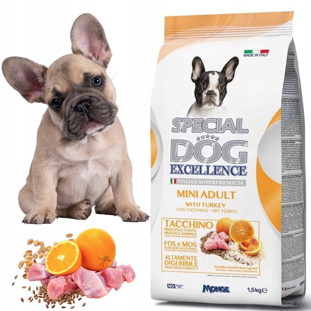 Monge Special Dog Excellence Mini sucha karma dla psa z indykiem 1,5kg ...