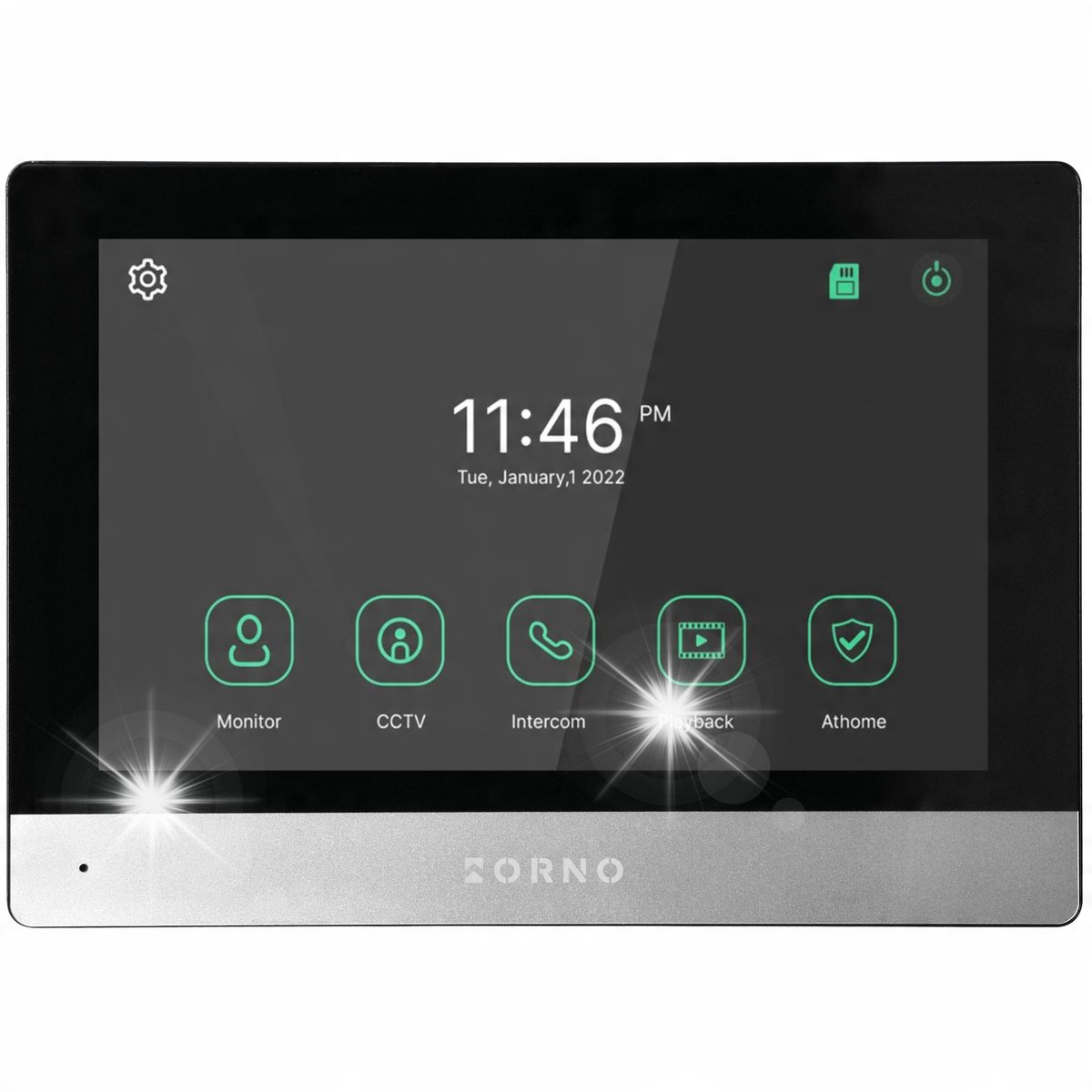 MONITOR DO ROZBUDOWY ZESTAWÓW WIDEODOMOFONOWYCH ORNO XIRAN GAYD ...