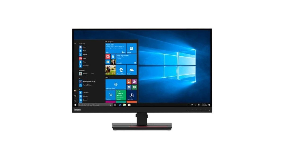 Monitor Lenovo T27H-2L 27" IPS 60 Hz 50-60 Hz 2560 x 1440 px Quad HD ...
