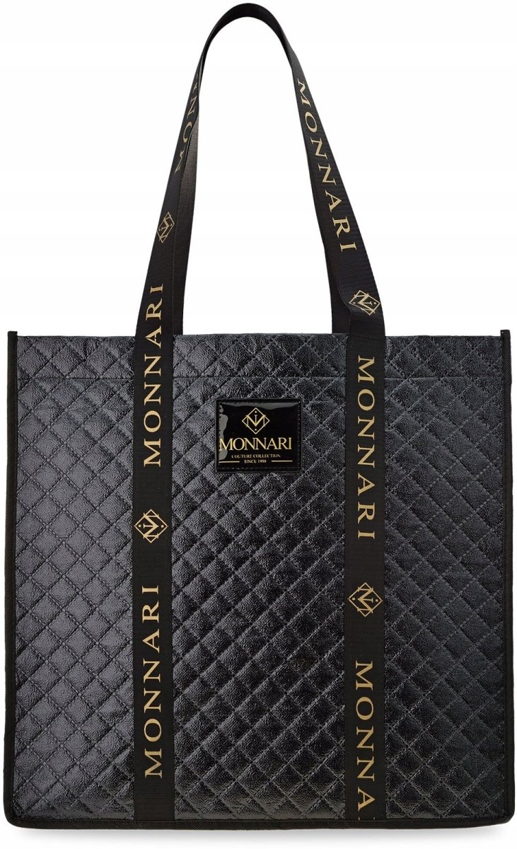 MONNARI Pikowana TORBA SHOPPER Duża TOREBKA Czarna - MONNARI | Moda ...