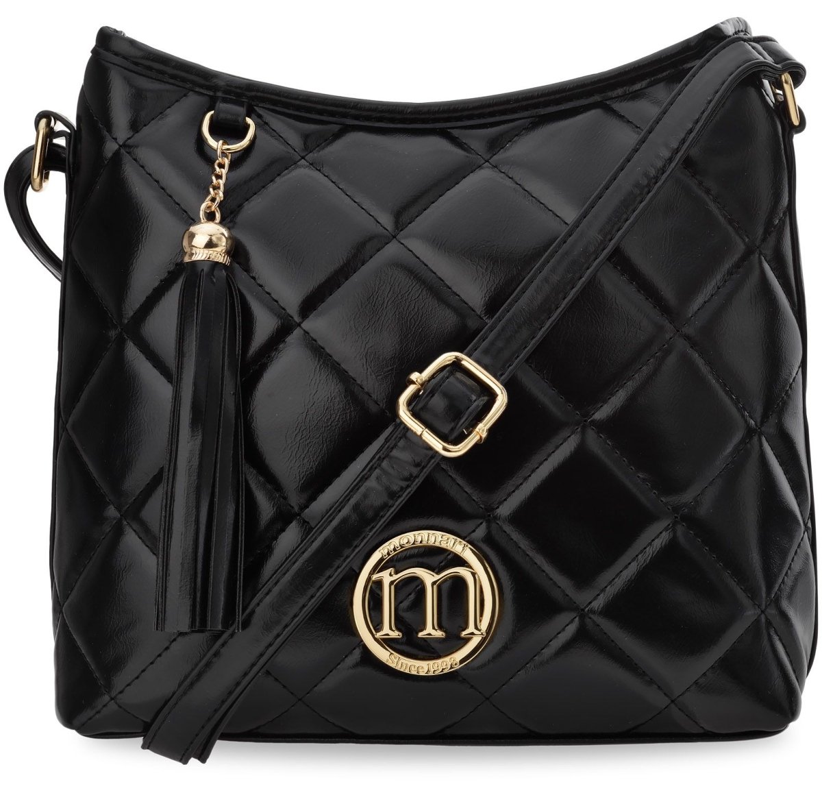 Monnari torba damska duża listonoszka pikowana torebka z frędzlami logo a5 - MONNARI | Moda ...