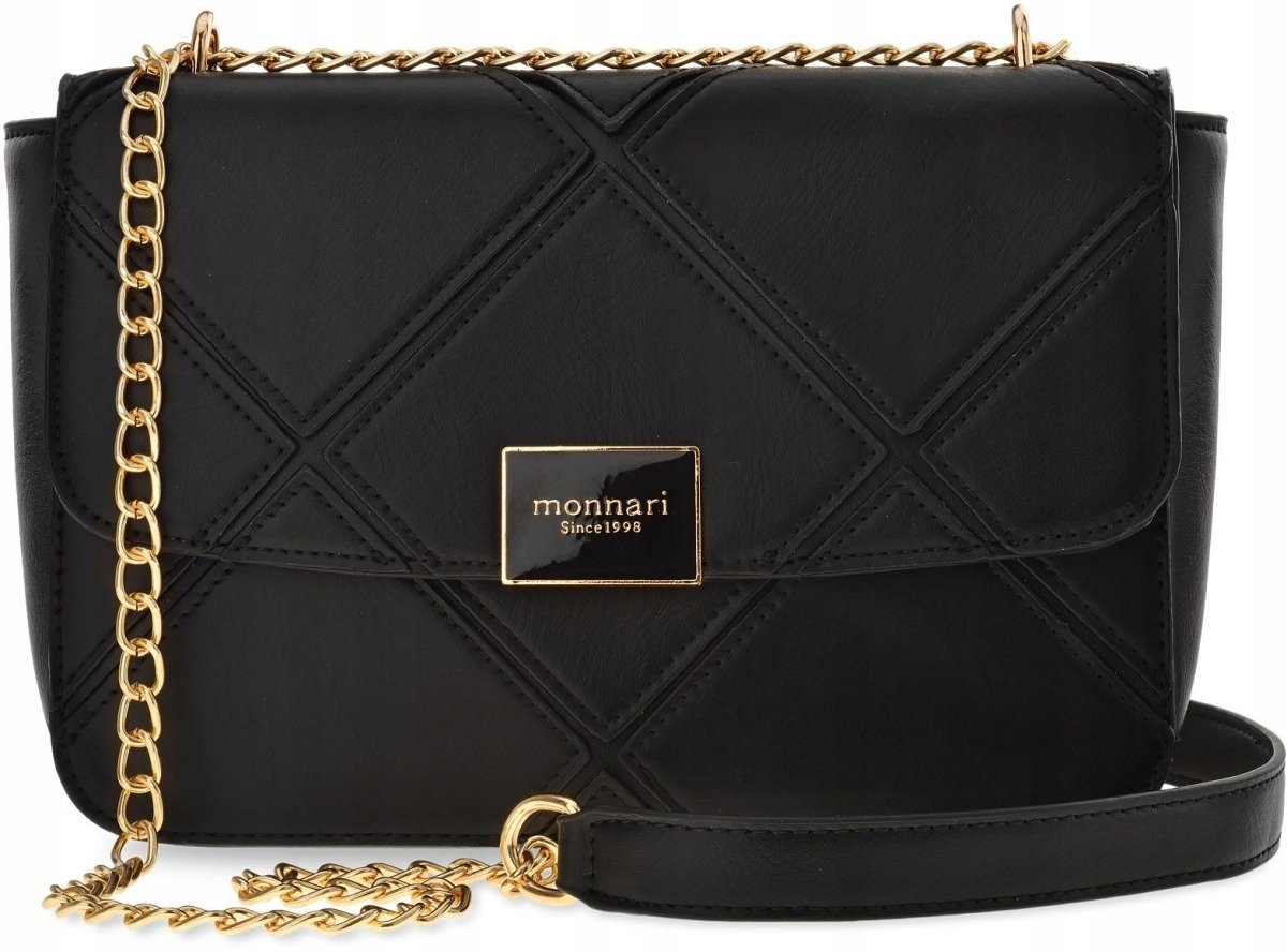 Monnari Torebka Damska Na Ramię Duża Listonoszka Czarna Elegancka Kuferek - MONNARI | Moda Sklep ...