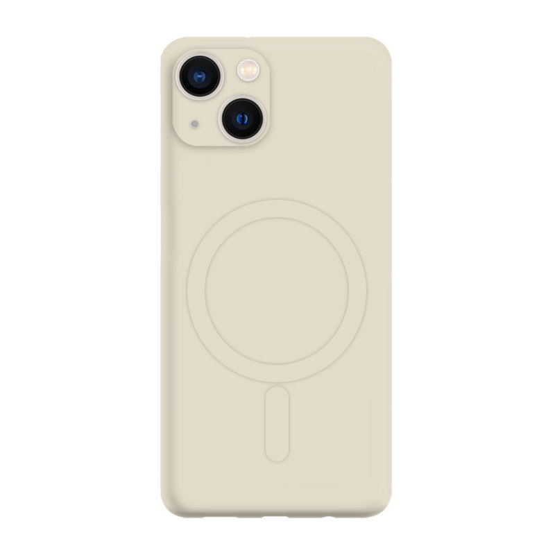 Mono kolor - iPhone 13 Etui matowe indukcyjne beż [TIF BEZ1 ...