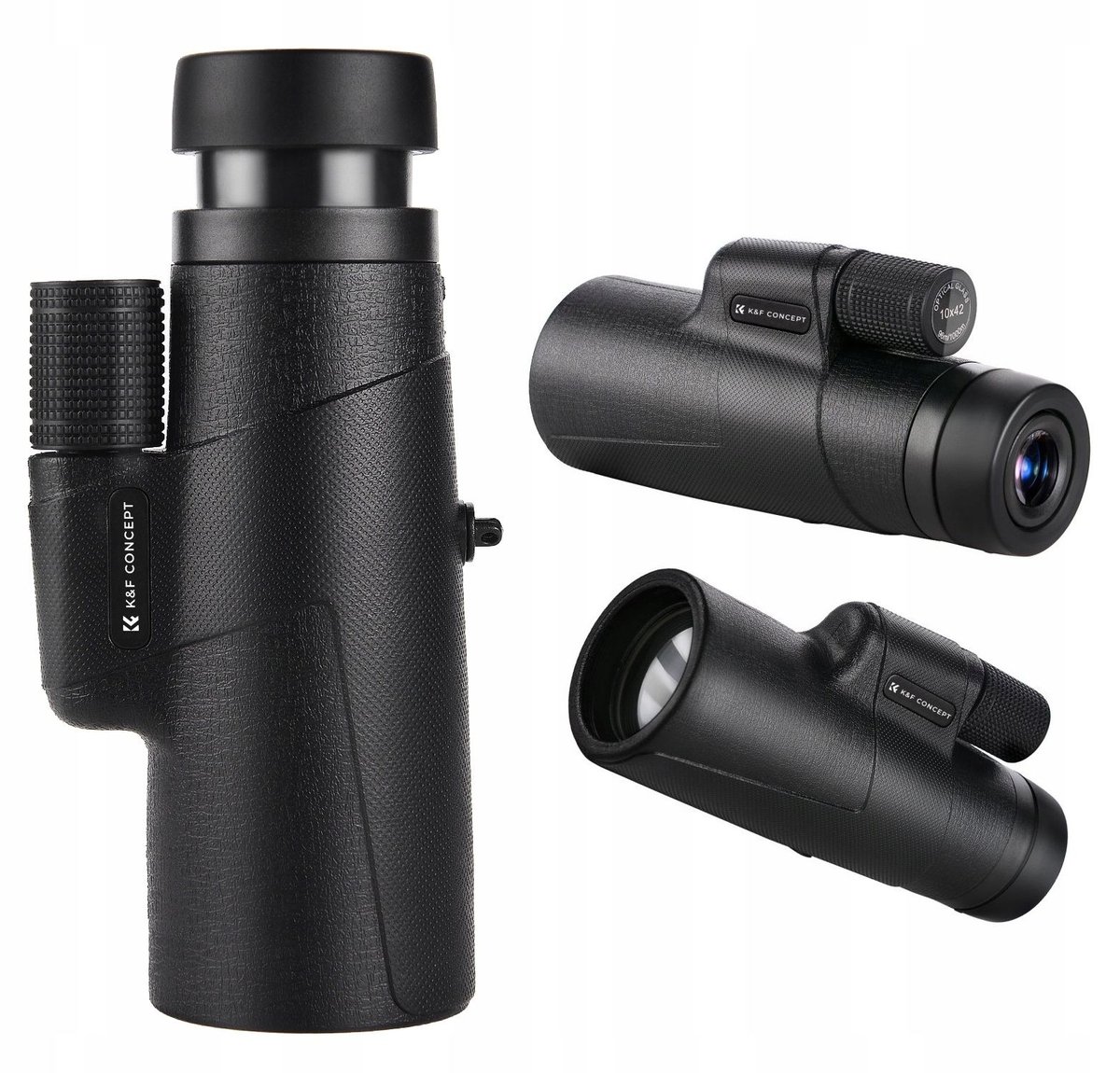 Monokular Luneta K&f Concept Zoom 10x 42mm 10x42 Bak4 Ip65 + Etui / Kf33.089 - Inna marka ...