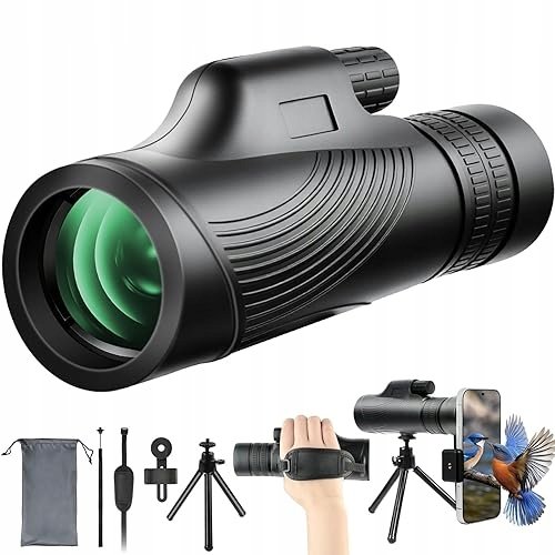 MONOKULAR TELESKOP 10 30X42 HD ZOOM STATYW ADAPTER do domu prezent ...