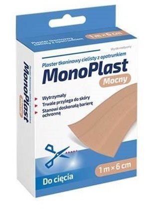 Monoplast plaster tkaninowy 1 m x 6 cm, cielisty, 1 sztuka | Sklep ...
