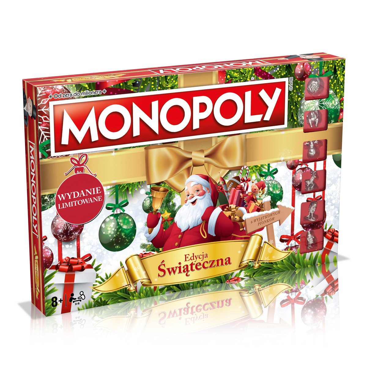 Monopoly (Edycja świąteczna), gra planszowa - Monopoly | Sklep EMPIK.COM