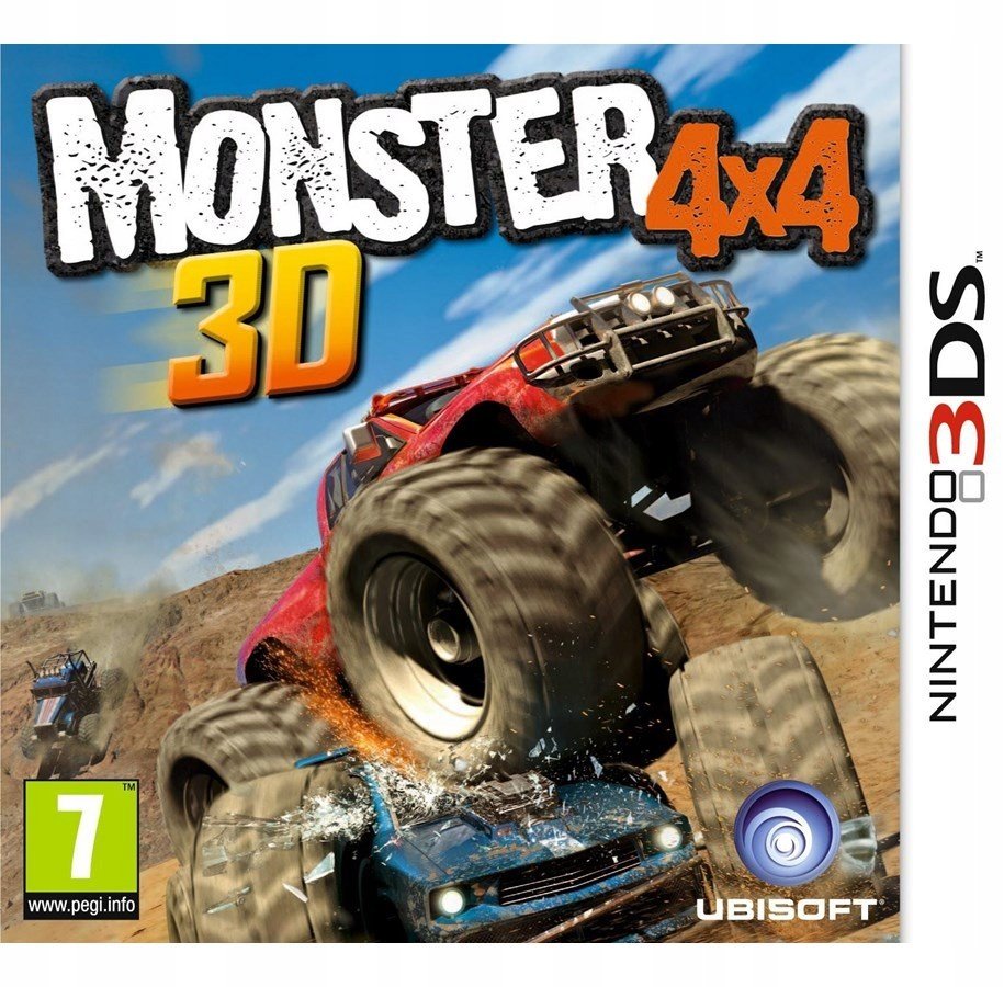 Monster 4x4 Nowa Gra Monster Trucki Wyścigi 3DS - Inny producent | Gry ...