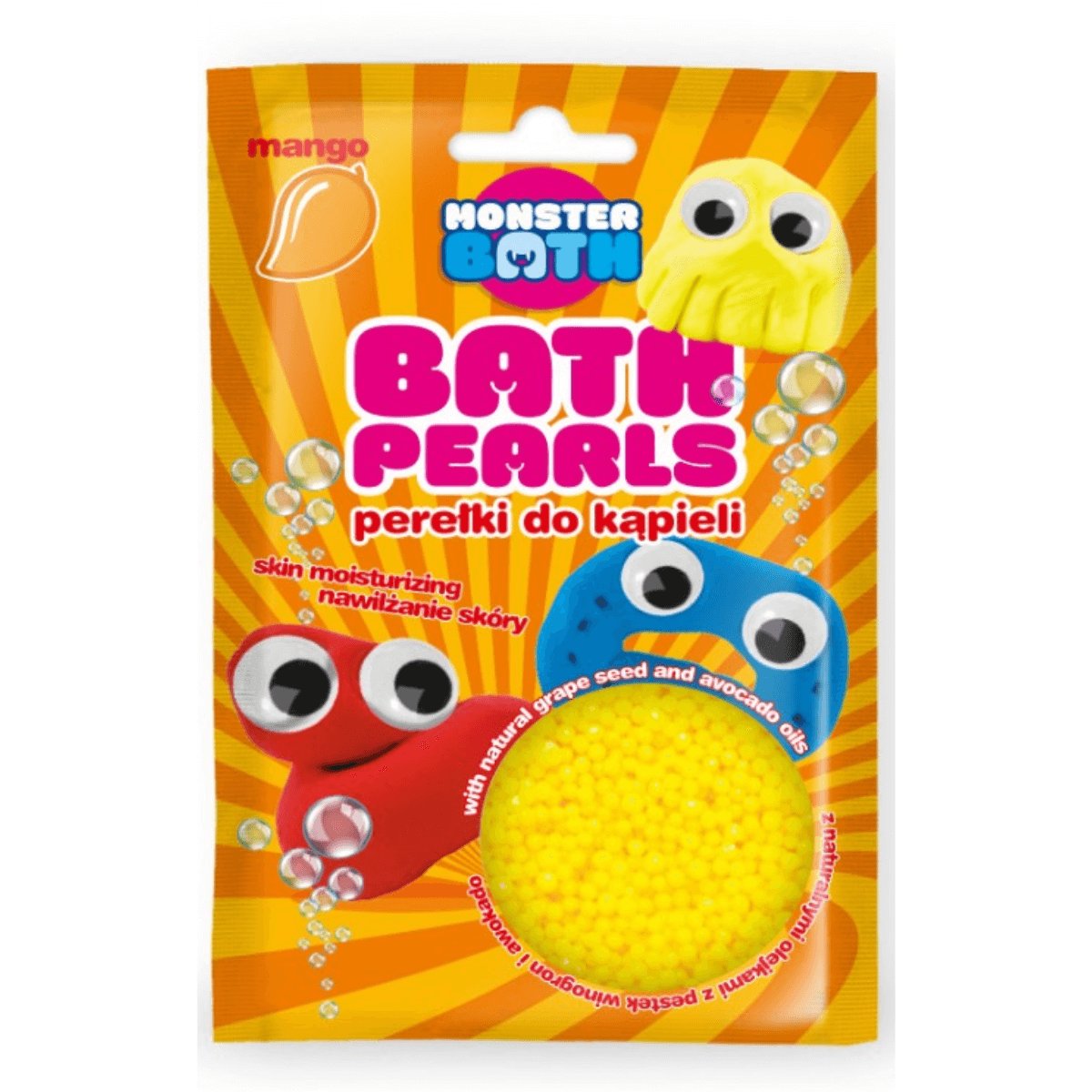 MONSTER BATH - Perełki do kąpieli Mango 75g | Sklep EMPIK.COM