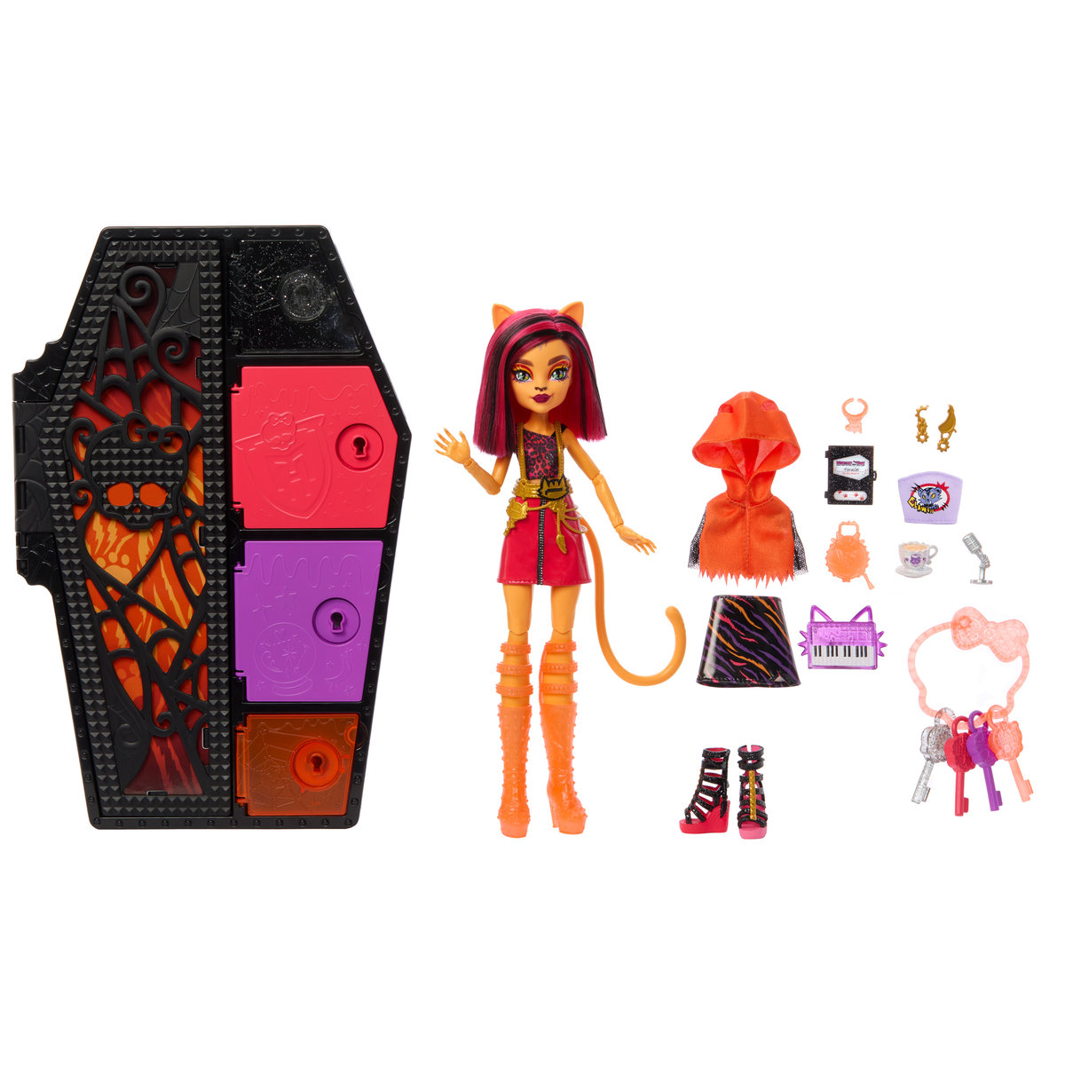 Monster High Straszysekrety, Toralei Stripe, Neonowa Lalka - Monster ...