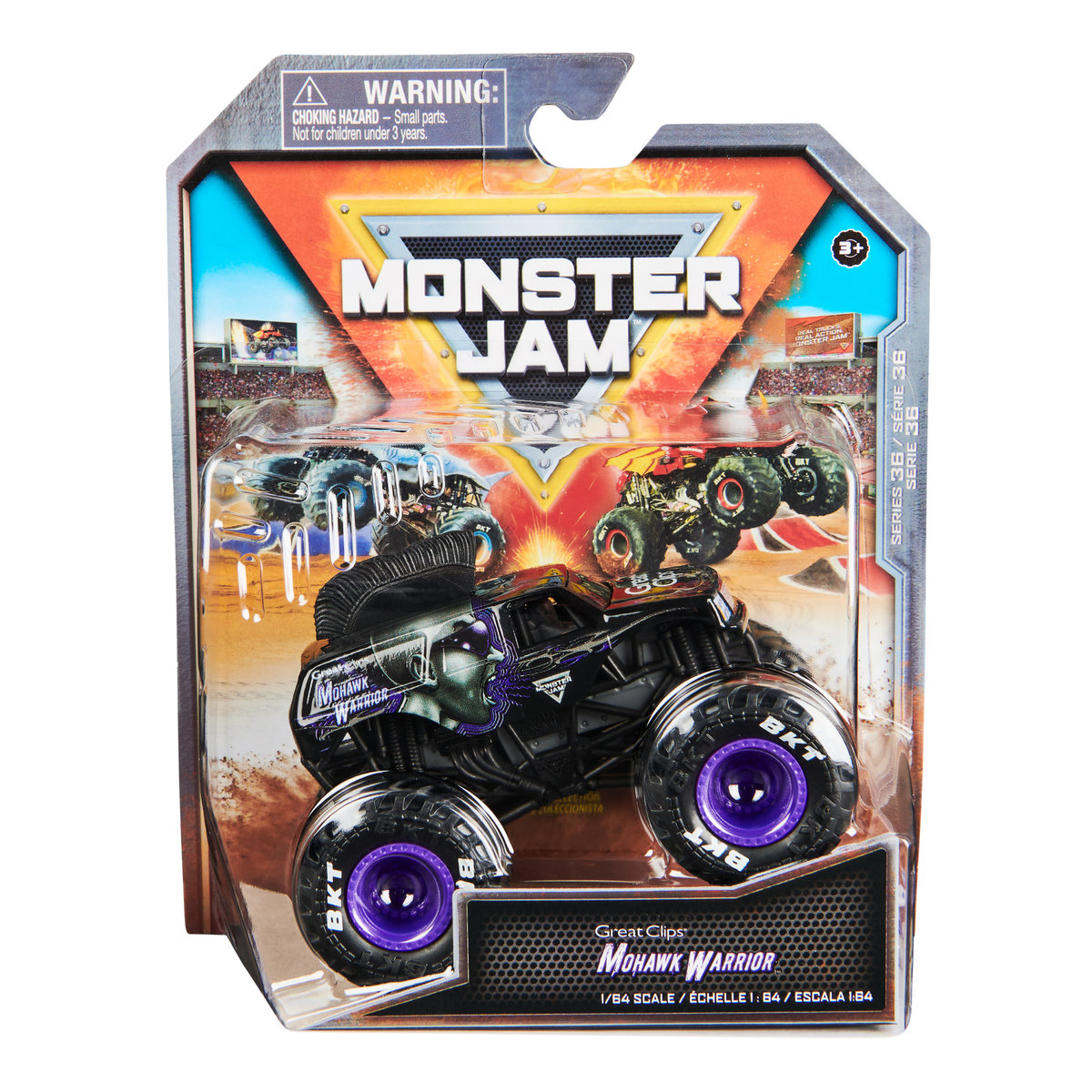 Monster Jam 1:64 die-cast 1pak Mohawk Warrior - Monster Jam | Sklep ...