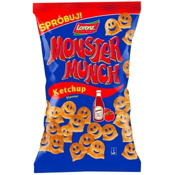 Monster Munch o smaku Ketchupu 100g - Lorenz | Sklep EMPIK.COM