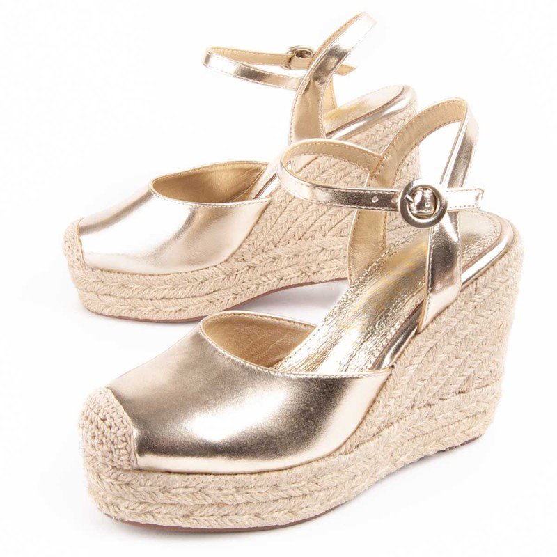 Montevita Wedge Sparto Balenci Gold - MONTEVITA | Moda Sklep EMPIK.COM