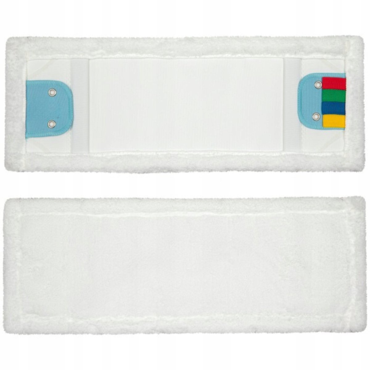 Mop płaski Duo mikrofibra 40 cm speedy uszy kieszeń 120g wkład zapas ...