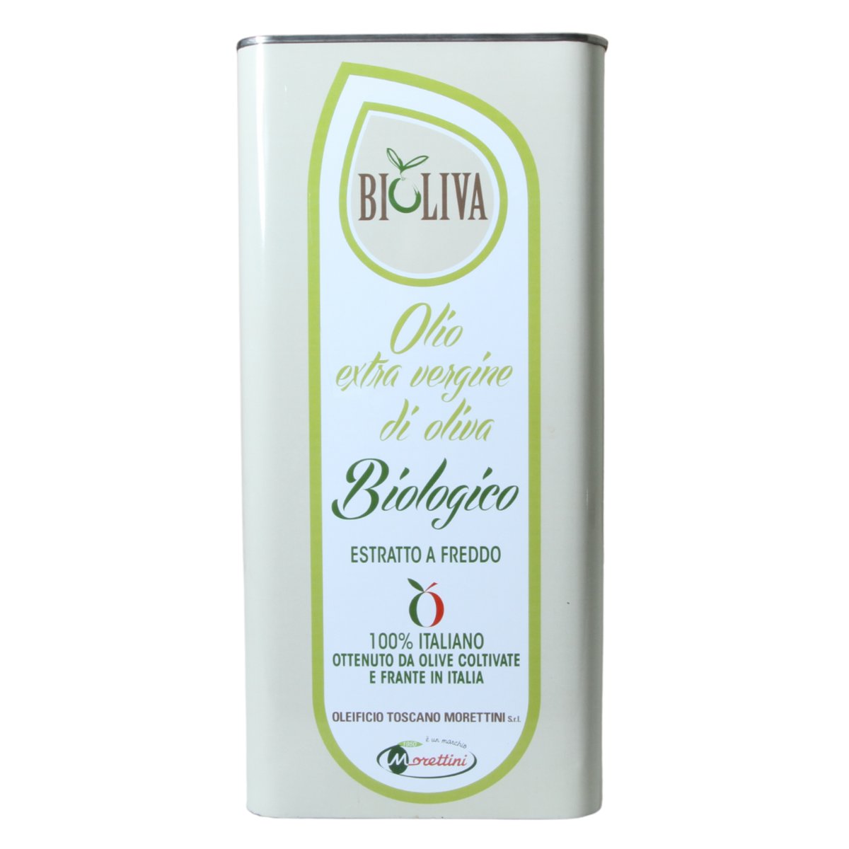 MORETTINI BIOLIVA Extra Vergine Puszka 5L 100% Italiano Włochy Toskania ...