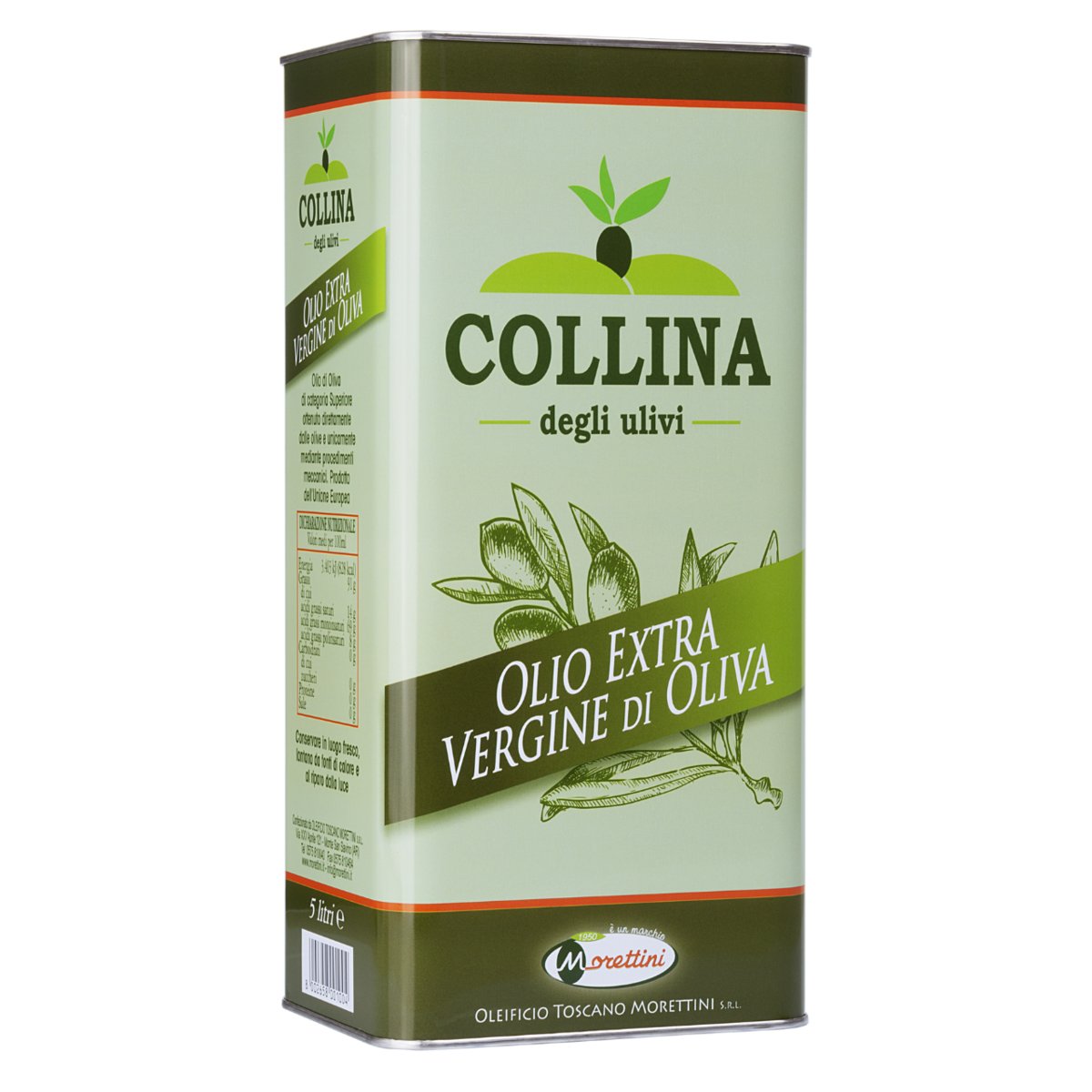 MORETTINI COLLINA Oliwa Extra Vergine Puszka 5L Włochy Toskania - Inna ...