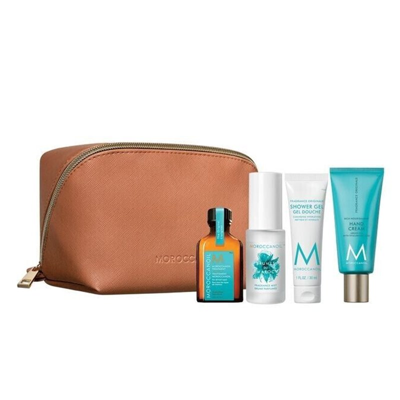 Moroccanoil Body Travel Kit (Oil/Mist/Cream/Shower Gel/Bag) | Sklep EMPIK.COM